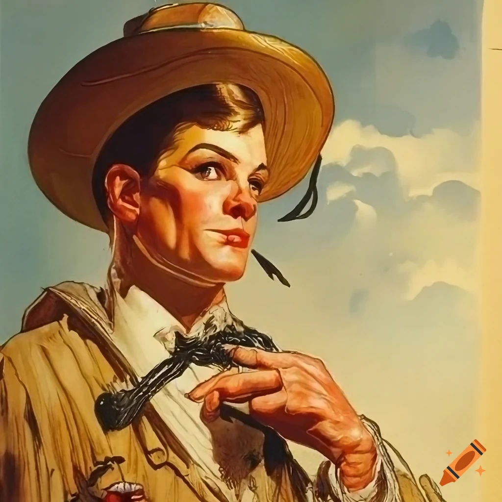 Vintage pulp novel winter cover artwork on Craiyon