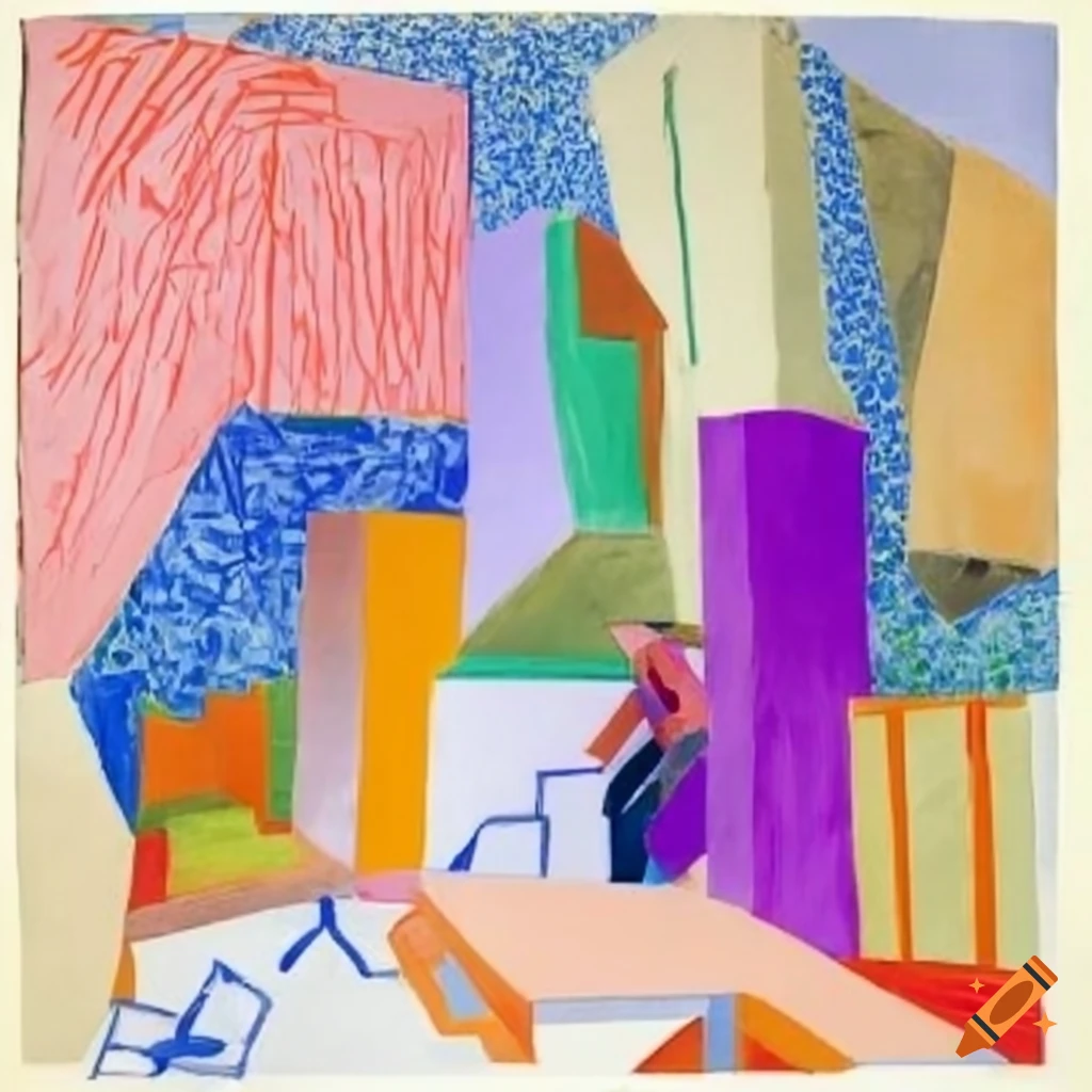 Special-shaped spatial structure by pablo picasso and david hockney on ...
