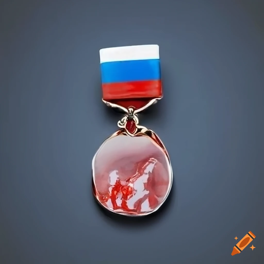 Broken medal on Craiyon