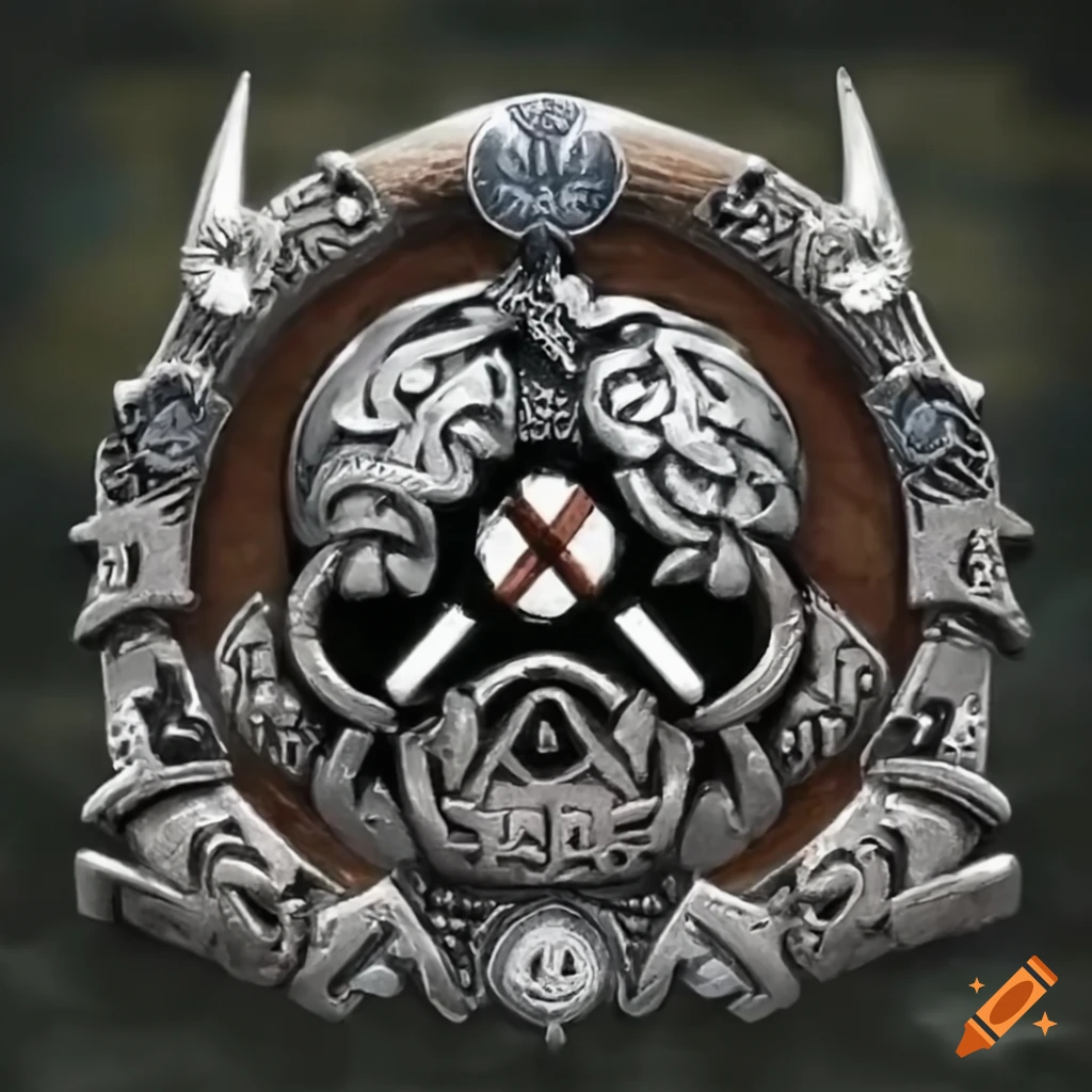 Depiction of viking warriors headed to valhalla on Craiyon