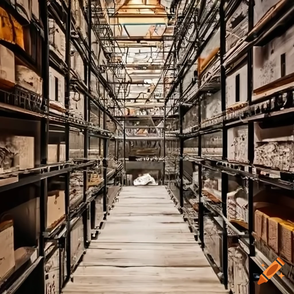 Converted micro apartments in a small warehouse store on Craiyon