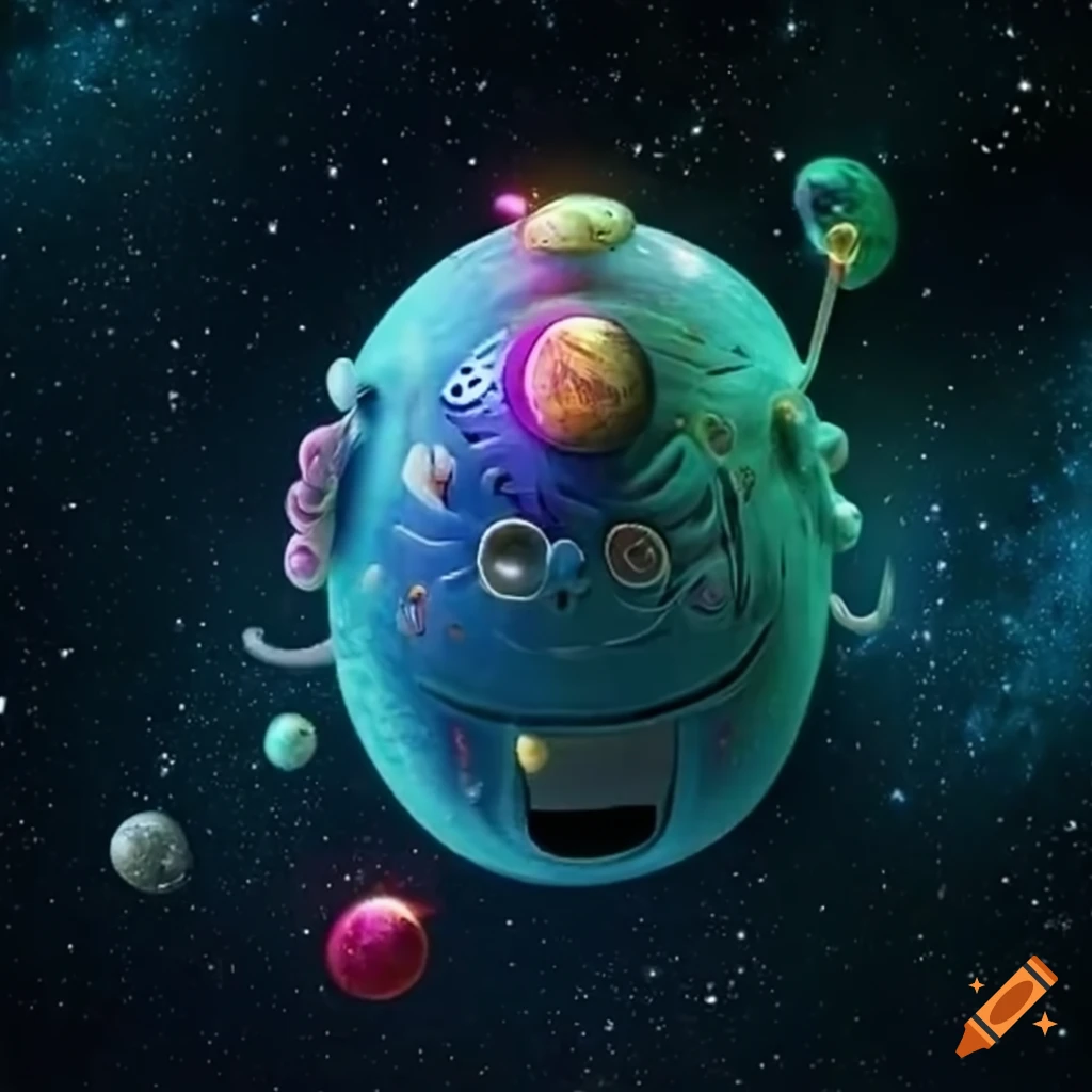 Spongebob in outer space on Craiyon