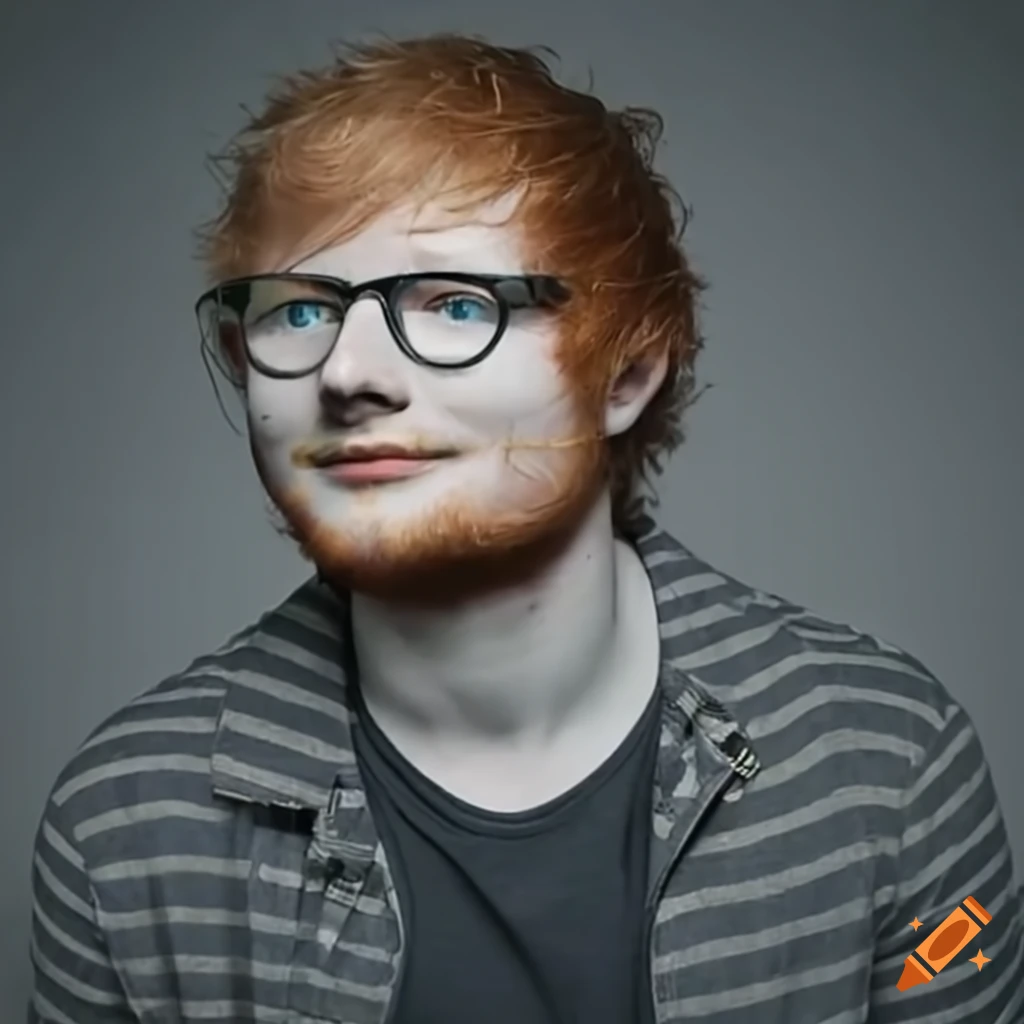 Portrait of ed sheeran on Craiyon
