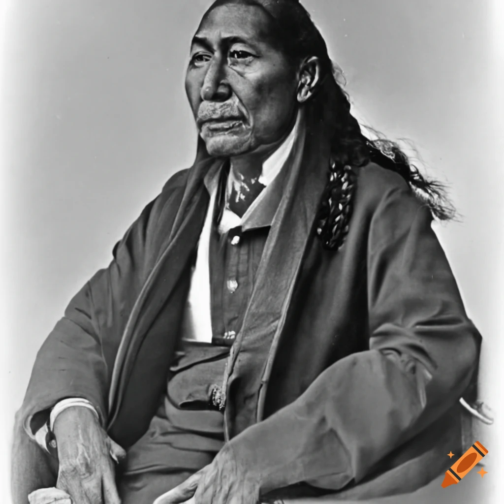Portrait of chief victorio on Craiyon