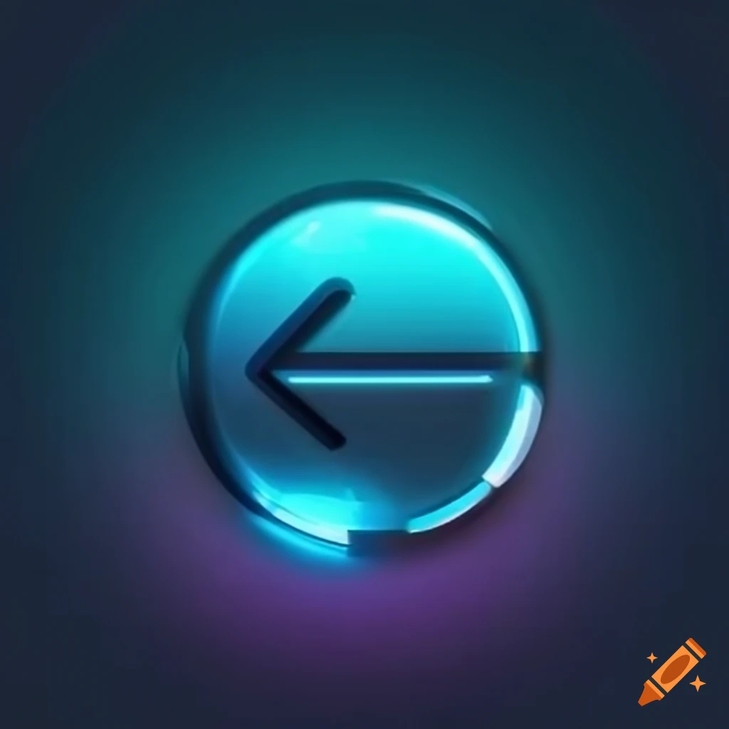 Blue to purple arrow on transparent background on Craiyon