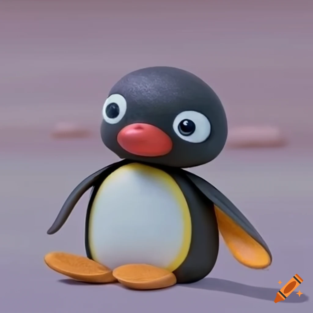 Adorable baby penguin on Craiyon