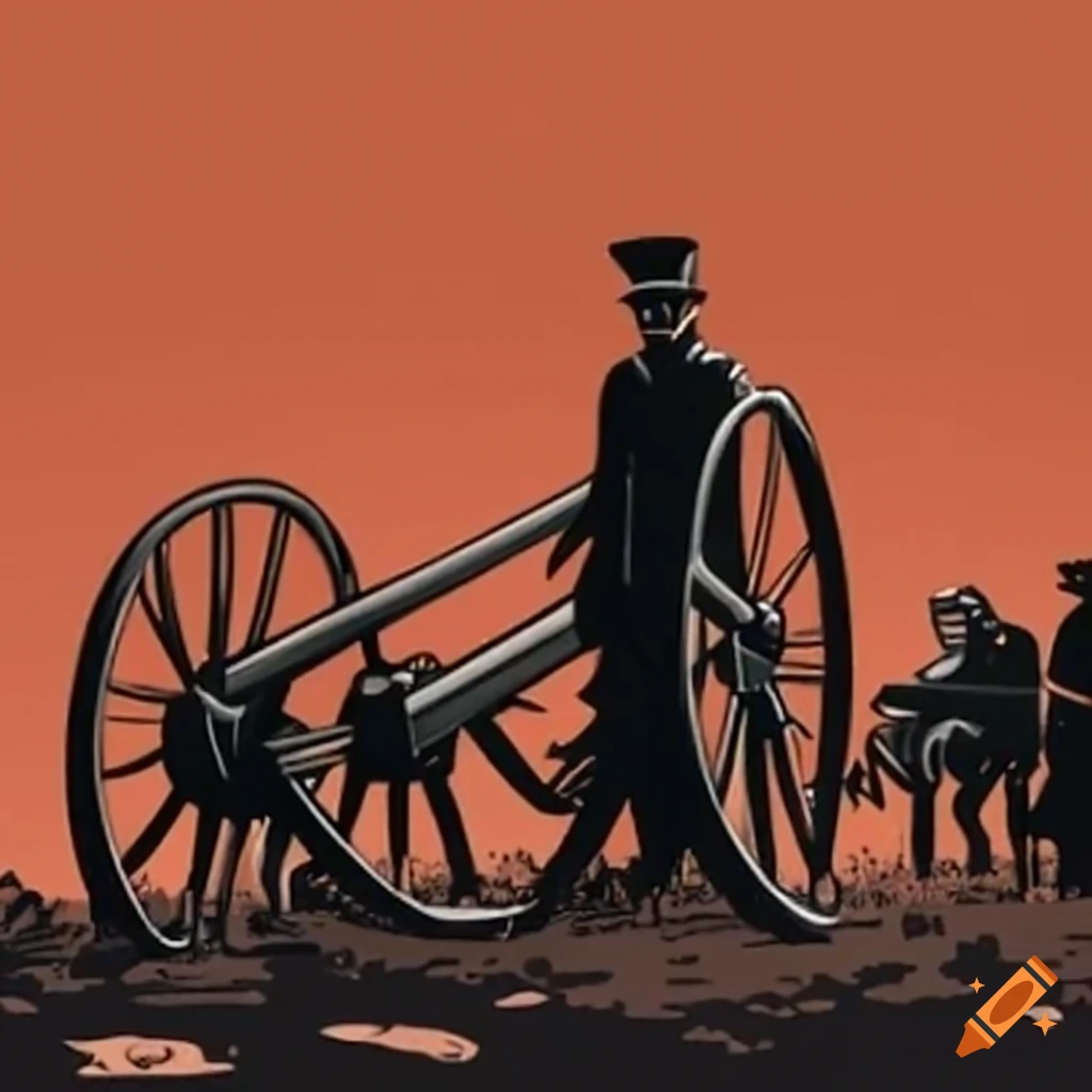 Depiction of the battle of gettysburg