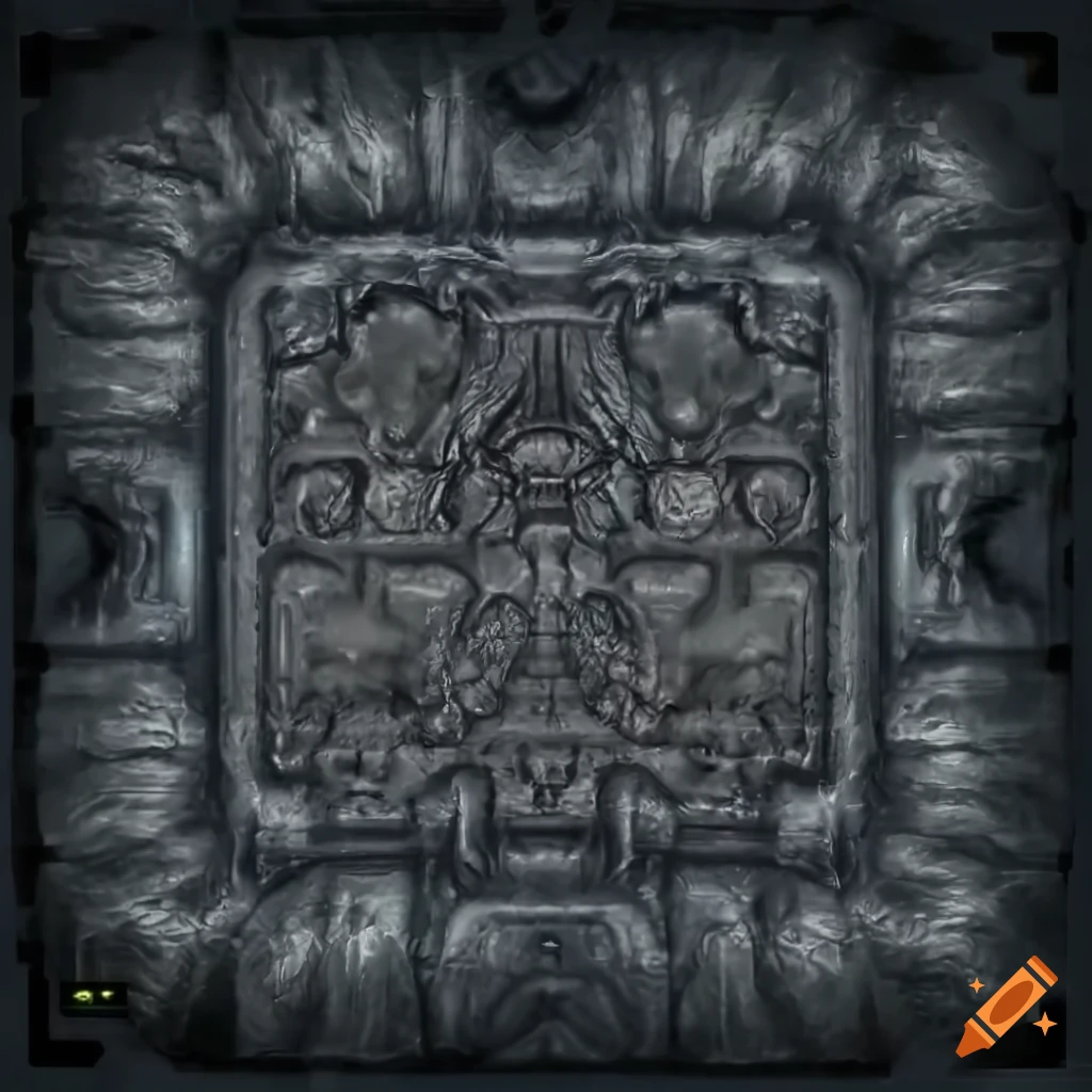 2D alien game with wet and fleshy tiles on Craiyon