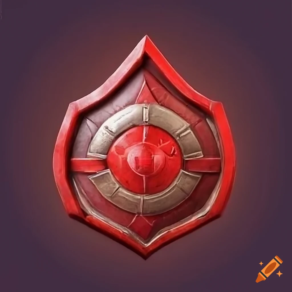 Red dragon artifact shield