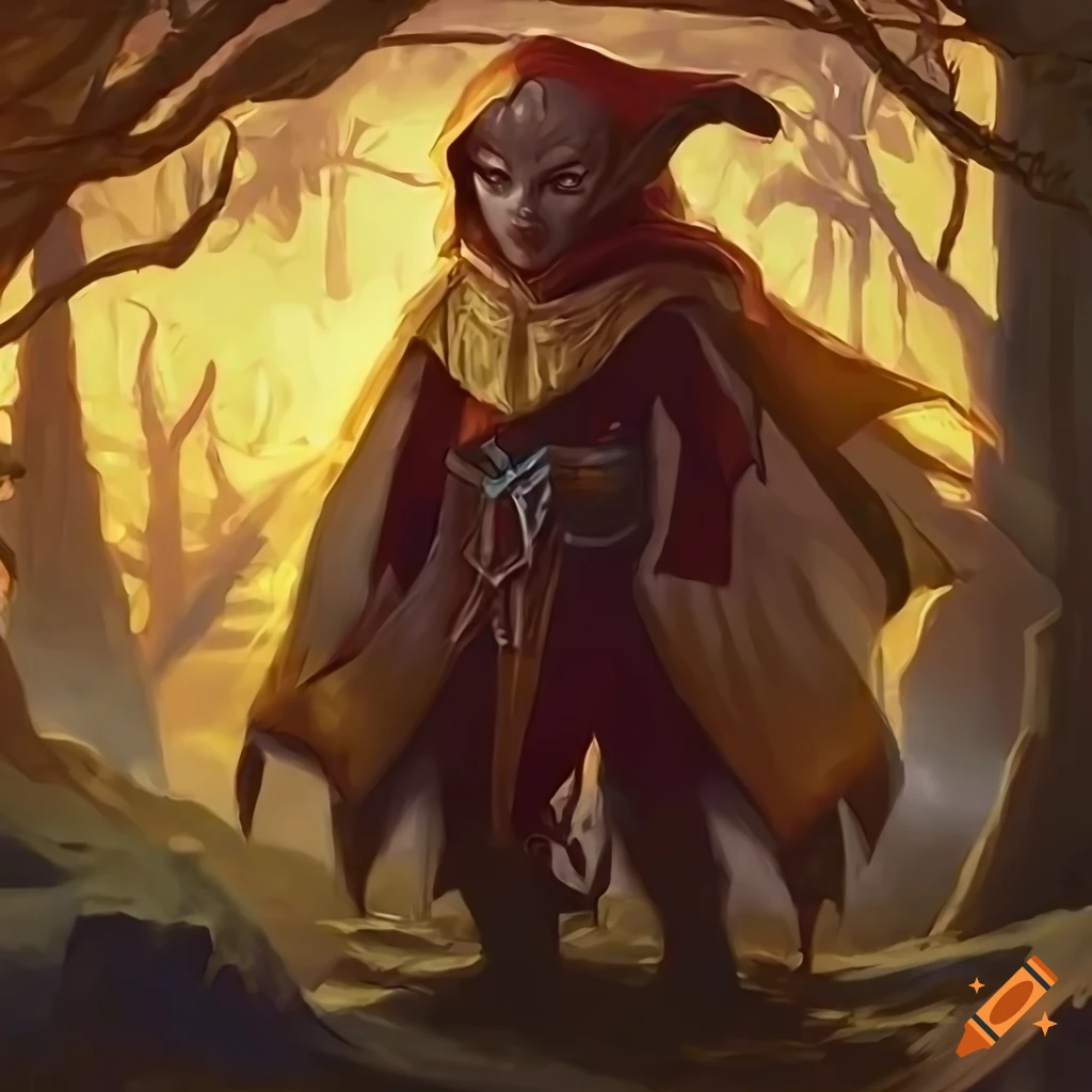 Artwork of a small mage from magic: the gathering