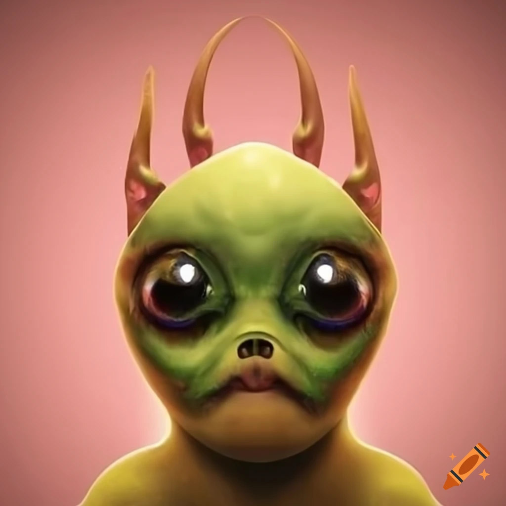 Portrait of a sad dinosaur on Craiyon