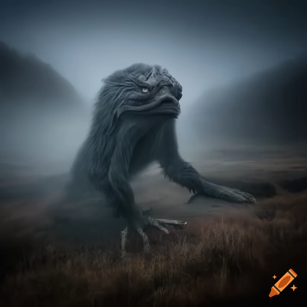 Apocalyptic artwork with a bunny and a ghost horse on Craiyon