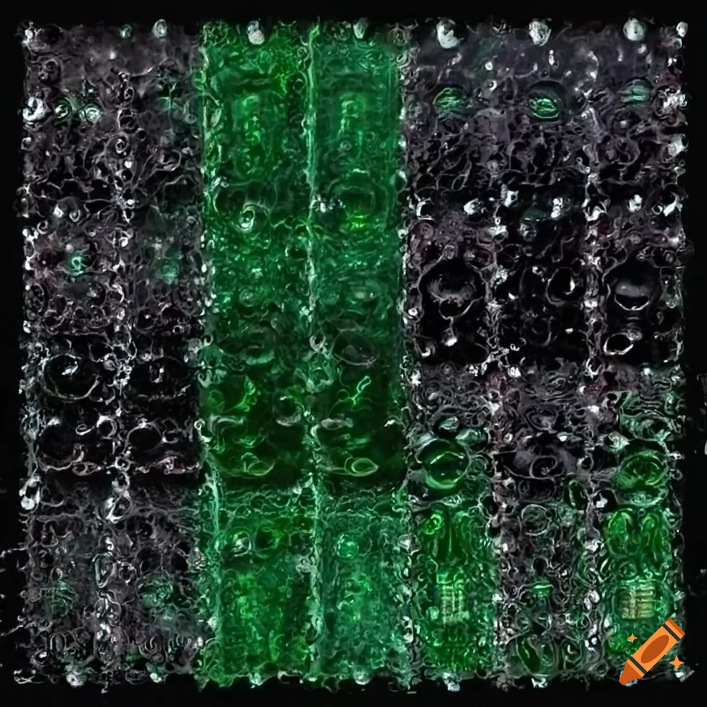 Wet and gory alien tiles in 2d metroid game on Craiyon