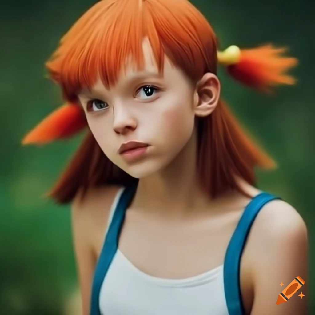 Realistic depiction of misty from pokemon