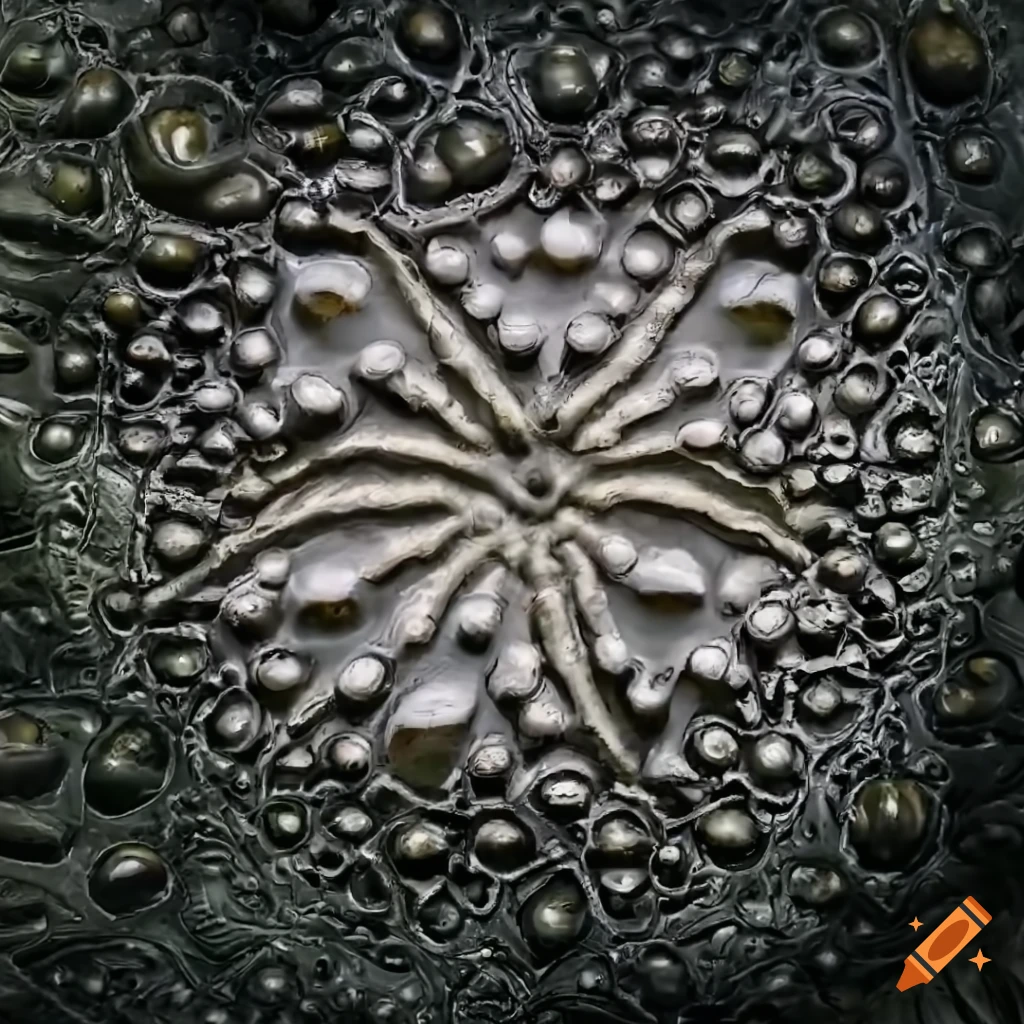 Dark fantasy alien creature in a 2d game on Craiyon