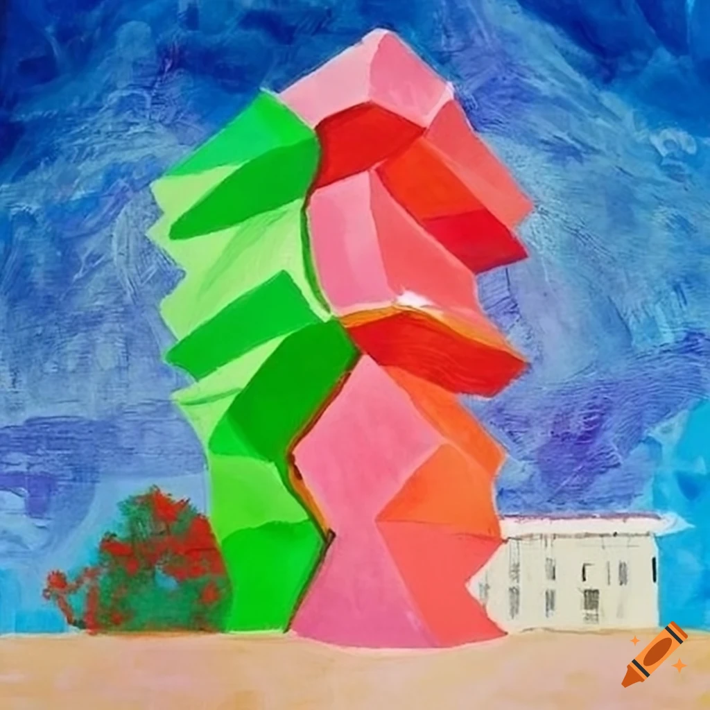 Special-shaped spatial structure with a tree