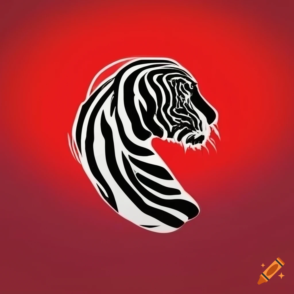 Red background with tiger logo