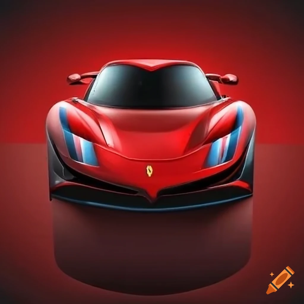 Ferrari car with my little pony characters design on Craiyon