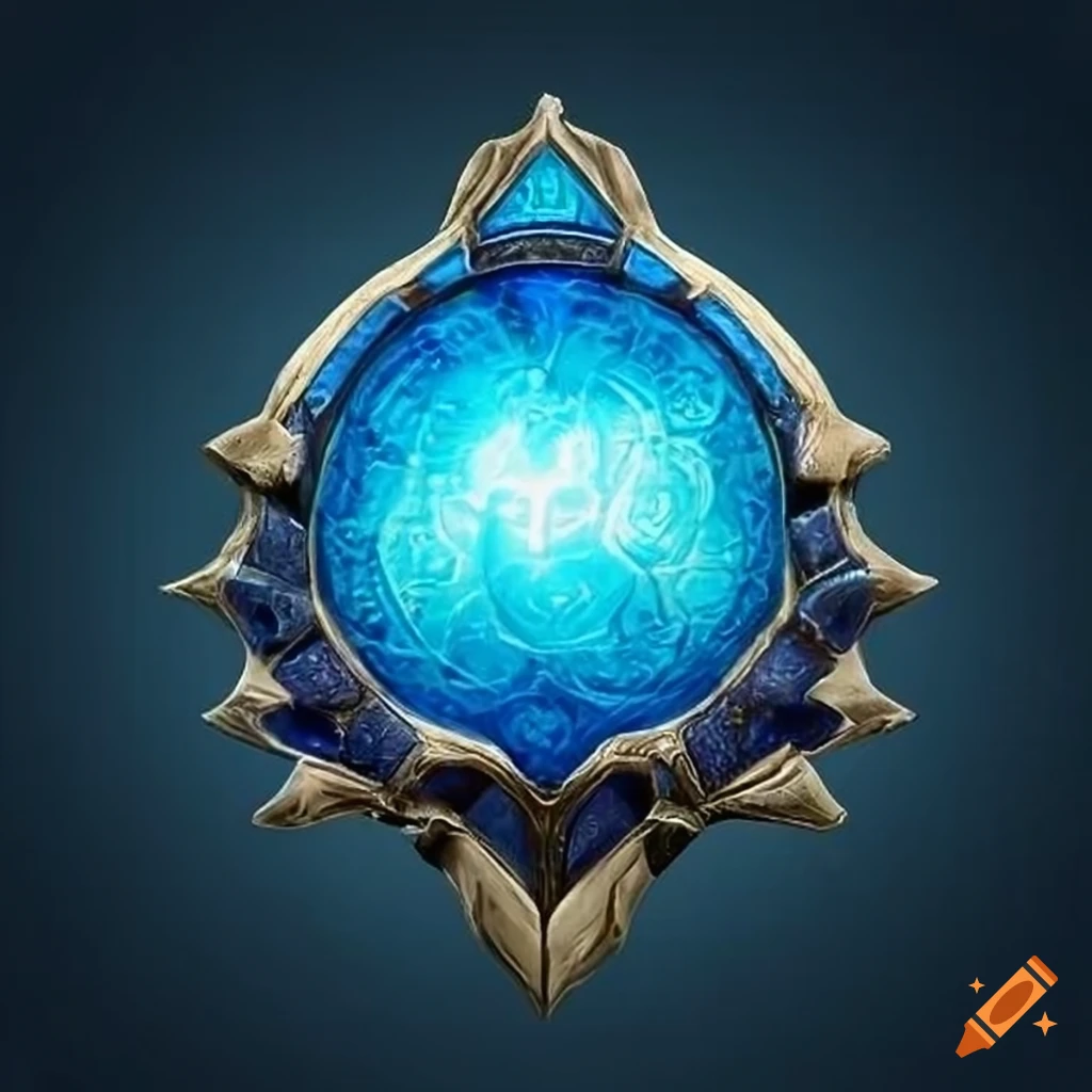 Blue Dragon Scale Shield Artifact