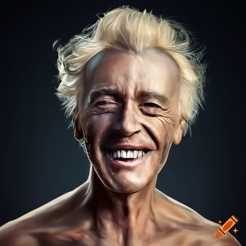 Detailed portrait of a rugged man with intense eyes on Craiyon