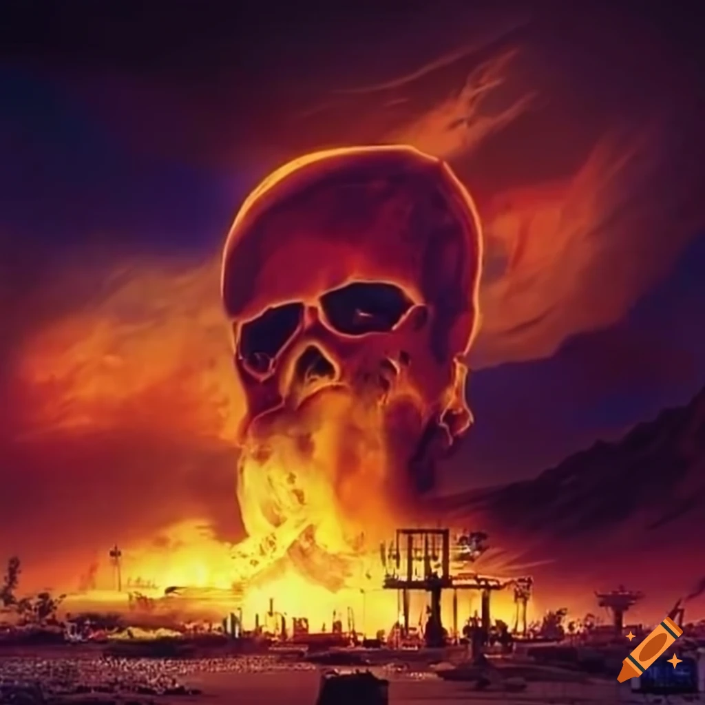 Photograph of a nuclear wasteland in las vegas