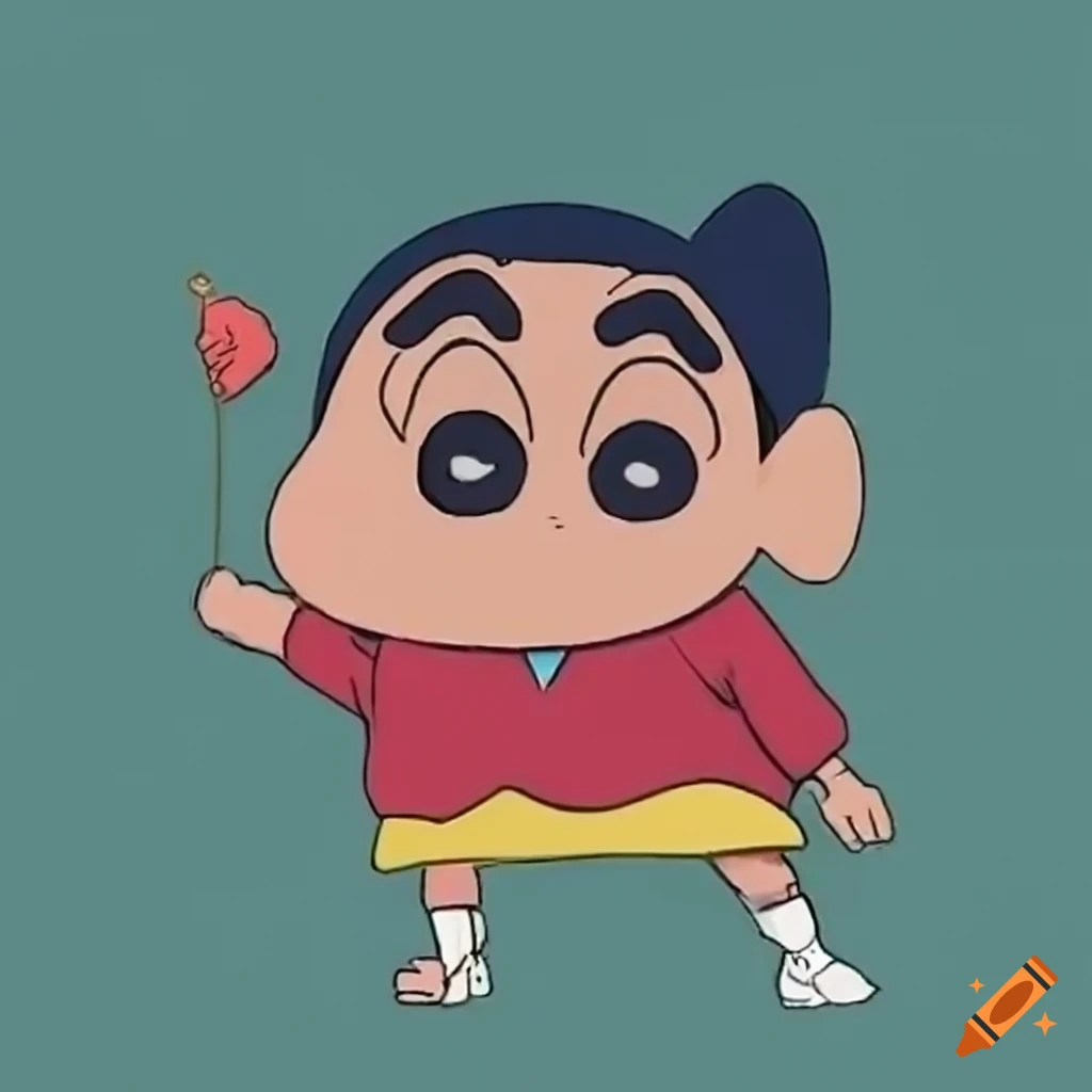 Image of shin-chan character on Craiyon