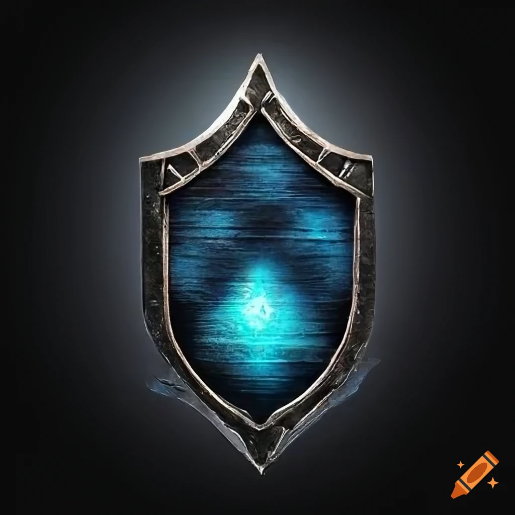 Intricately designed draconic belt of ancient magic on gray background ...