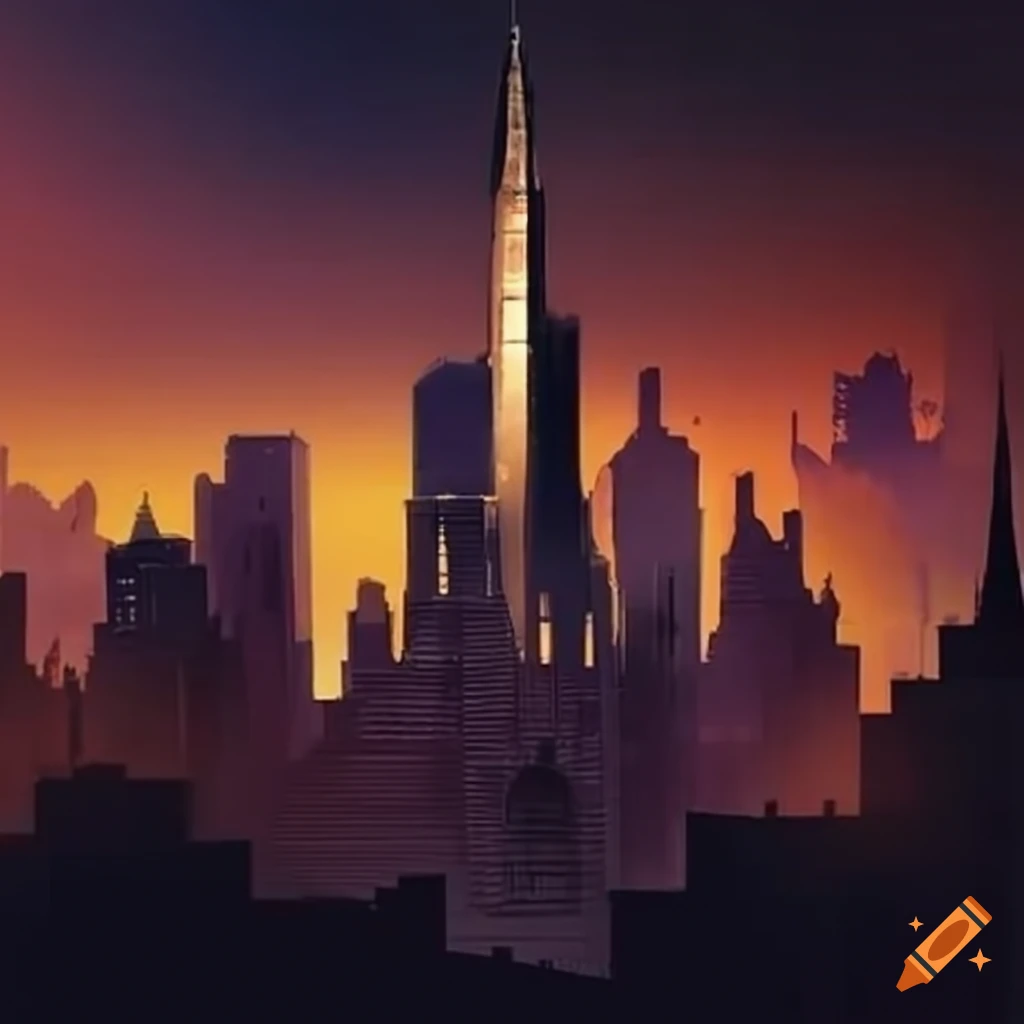 Urban landscape of a city