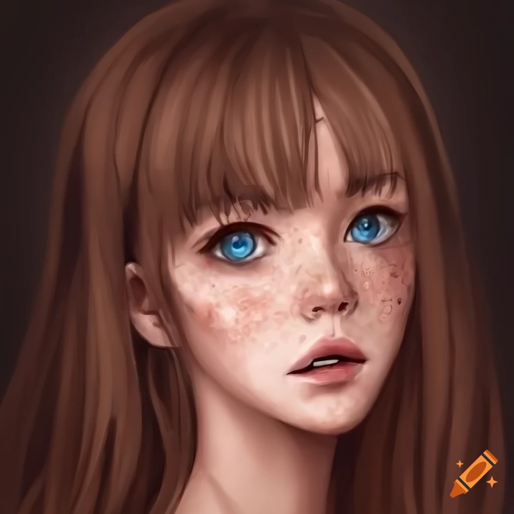 Realistic anime portrait of a melancholic woman on Craiyon