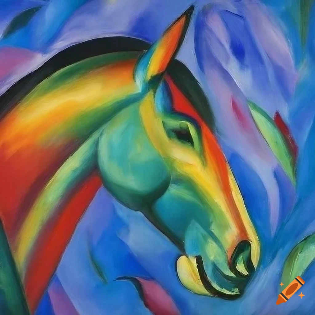 Alegría: the yellow cow by franz marc on Craiyon