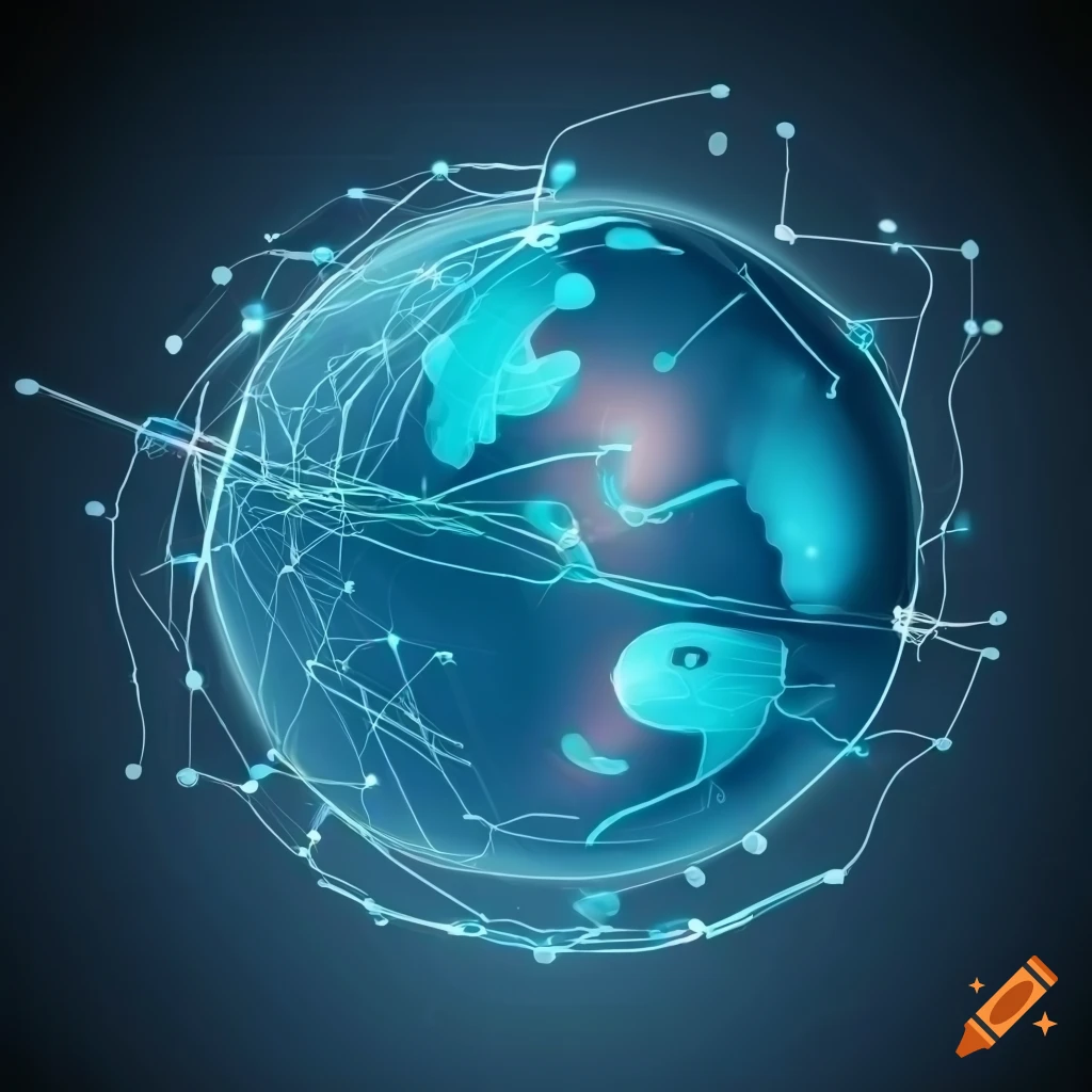 Digital illustration of traditional education and ai integration on Craiyon