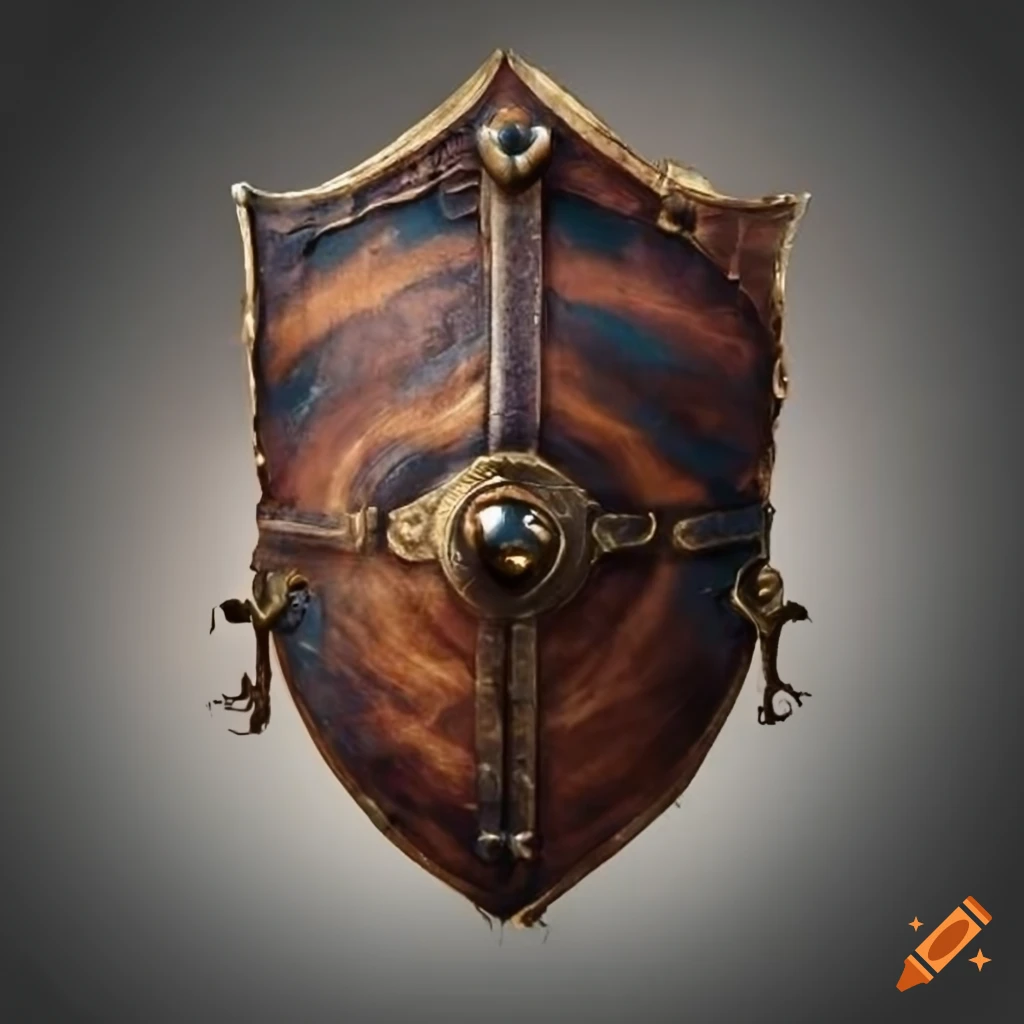 Ancient shield artifact on Craiyon