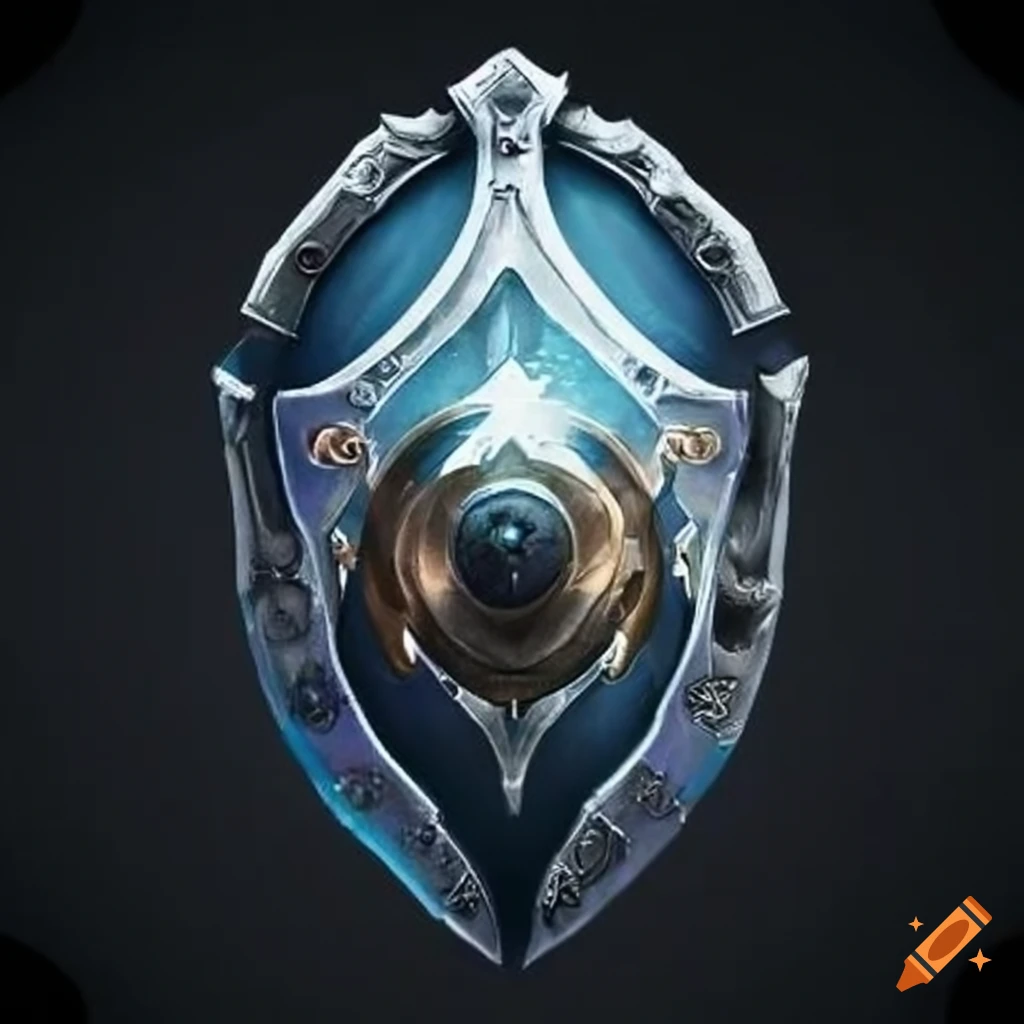 Image of a magic elite shield on Craiyon