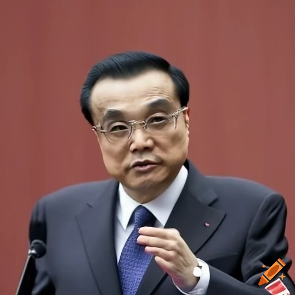 Portrait of li keqiang on Craiyon