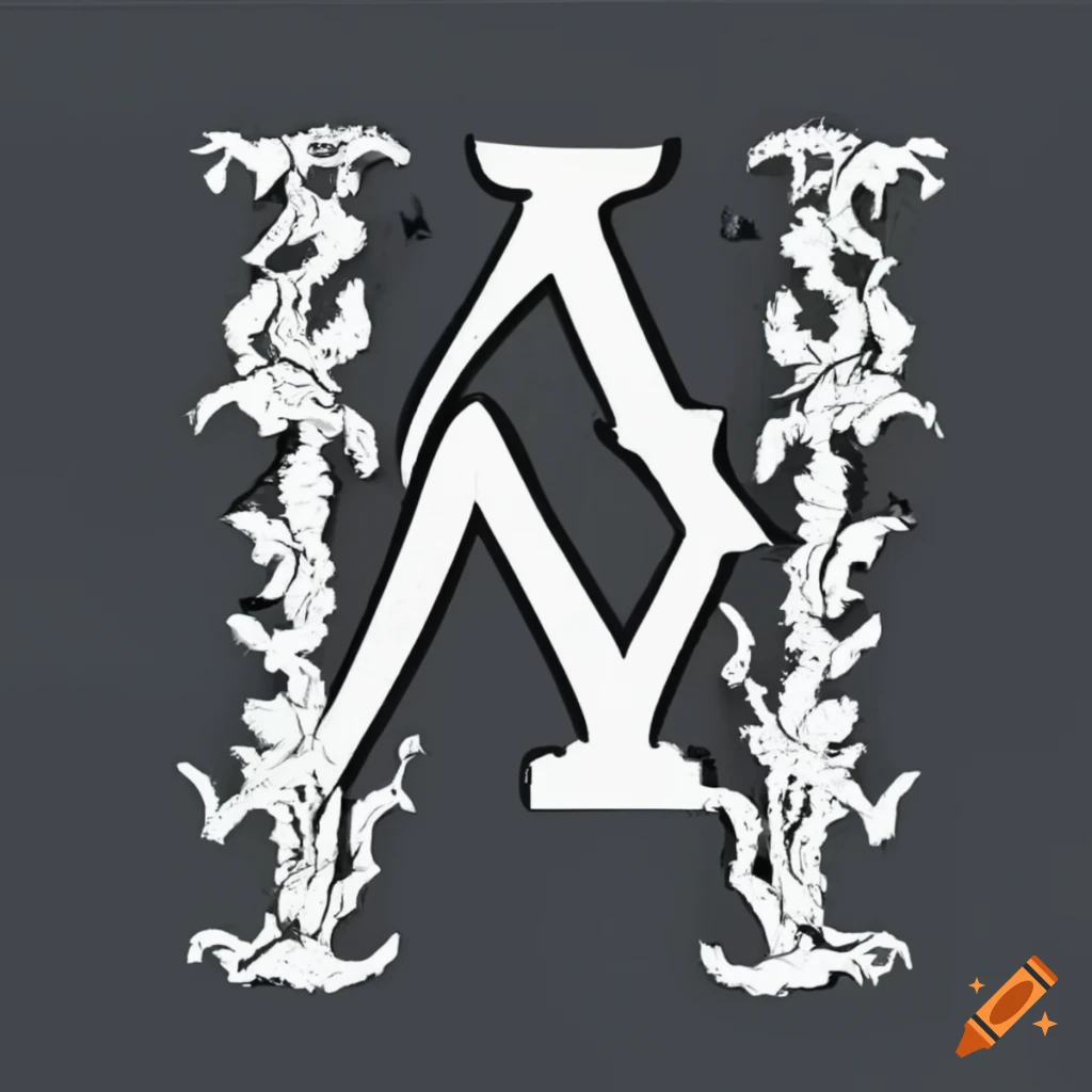 Creative letter design for sweatshirt