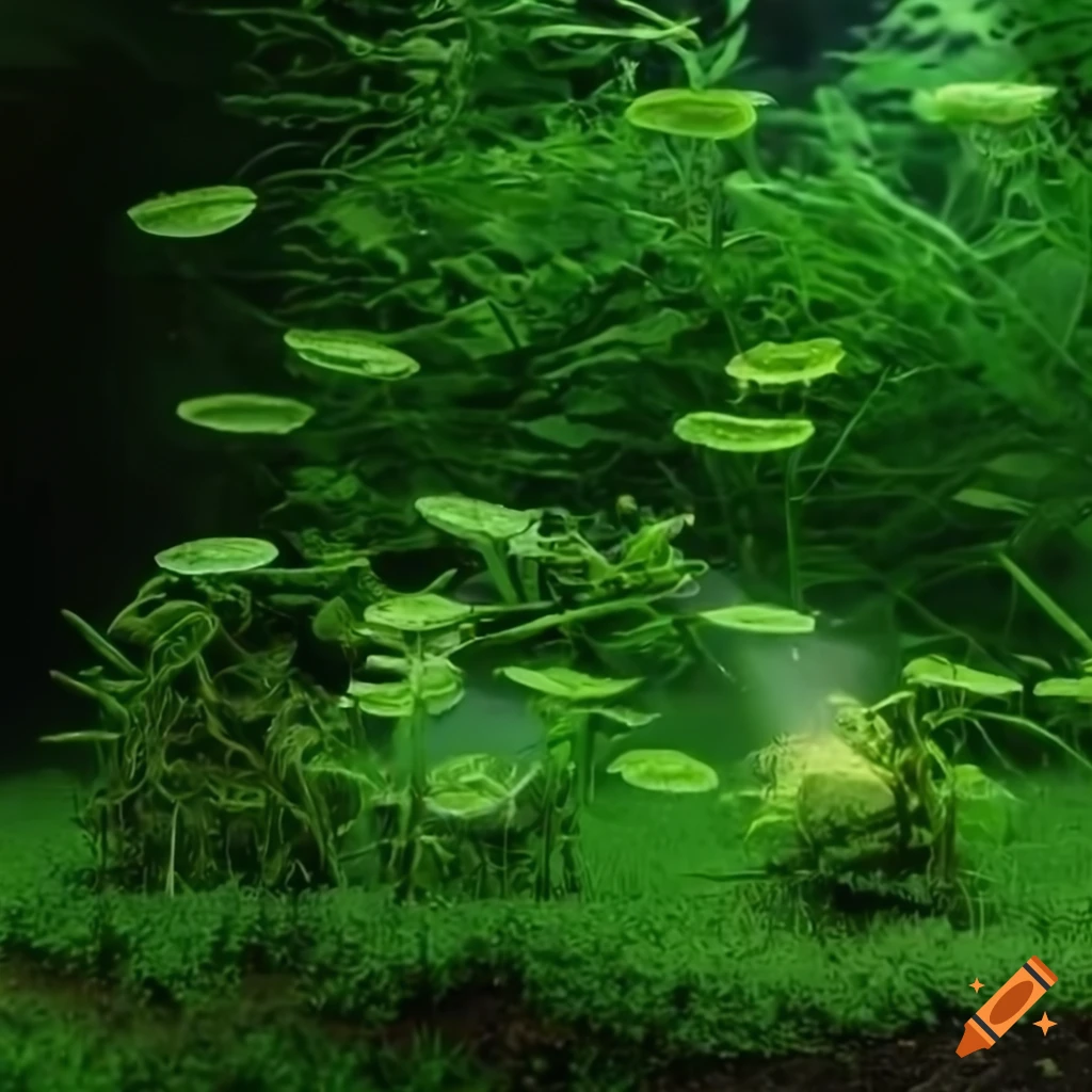 High-detail underwater plants on Craiyon