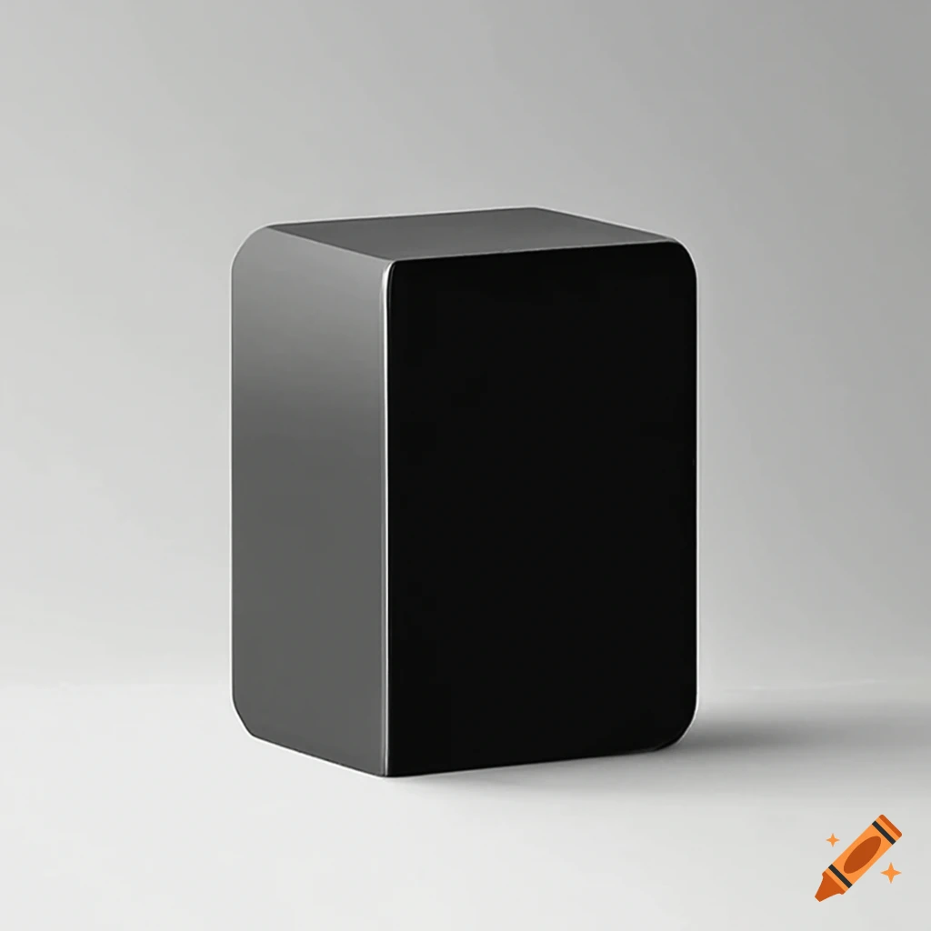 Sleek Rectangular Prism With Engraved Binary Code Pattern On Craiyon