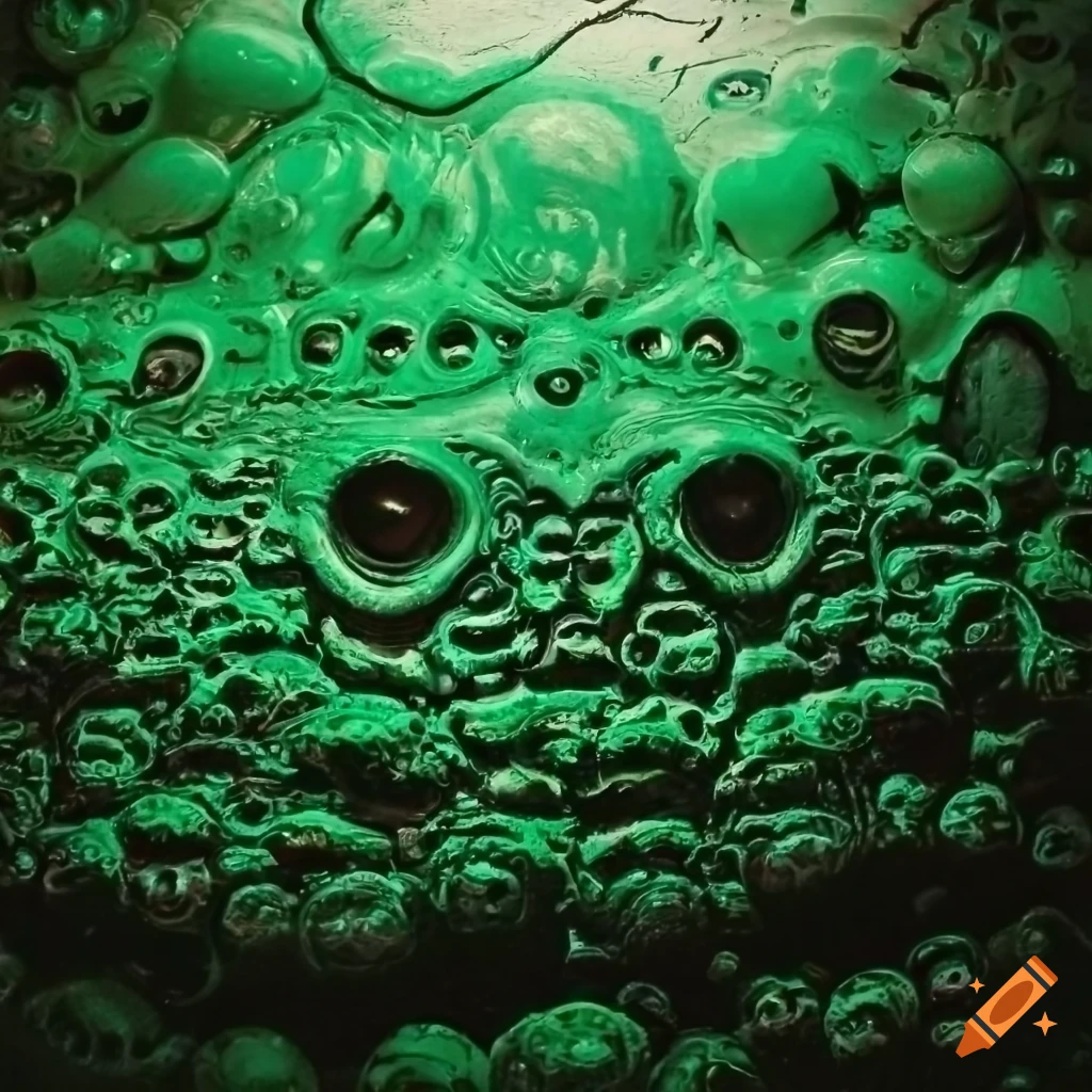 H r giger inspired alien in 2d game on Craiyon