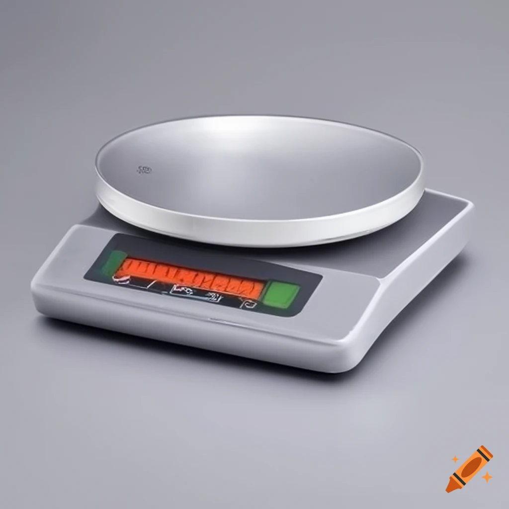 Digital scale showing 3.8 kilogram weight loss on Craiyon