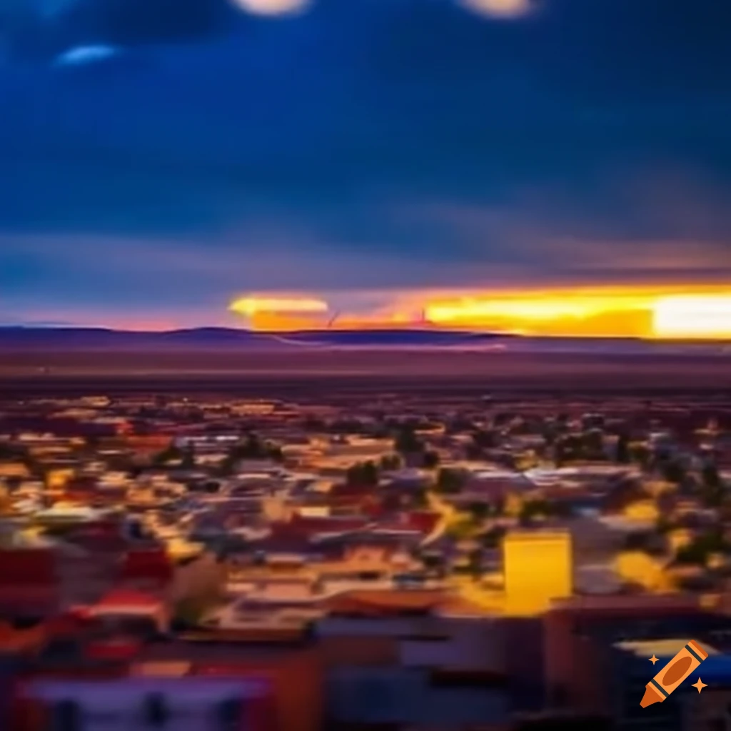 Vibrant cityscape of a bustling metropolis on Craiyon