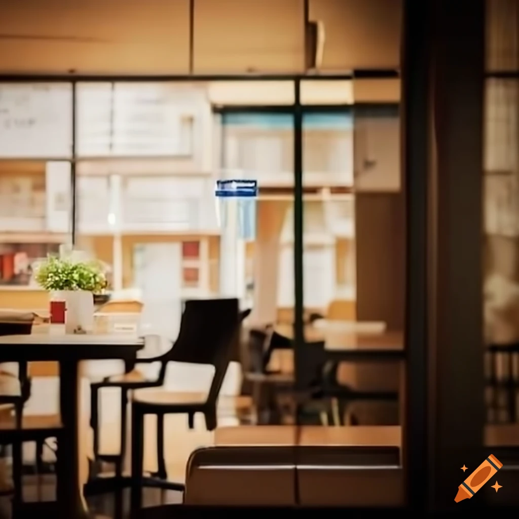 Cozy coffee shop inside a hospital on Craiyon