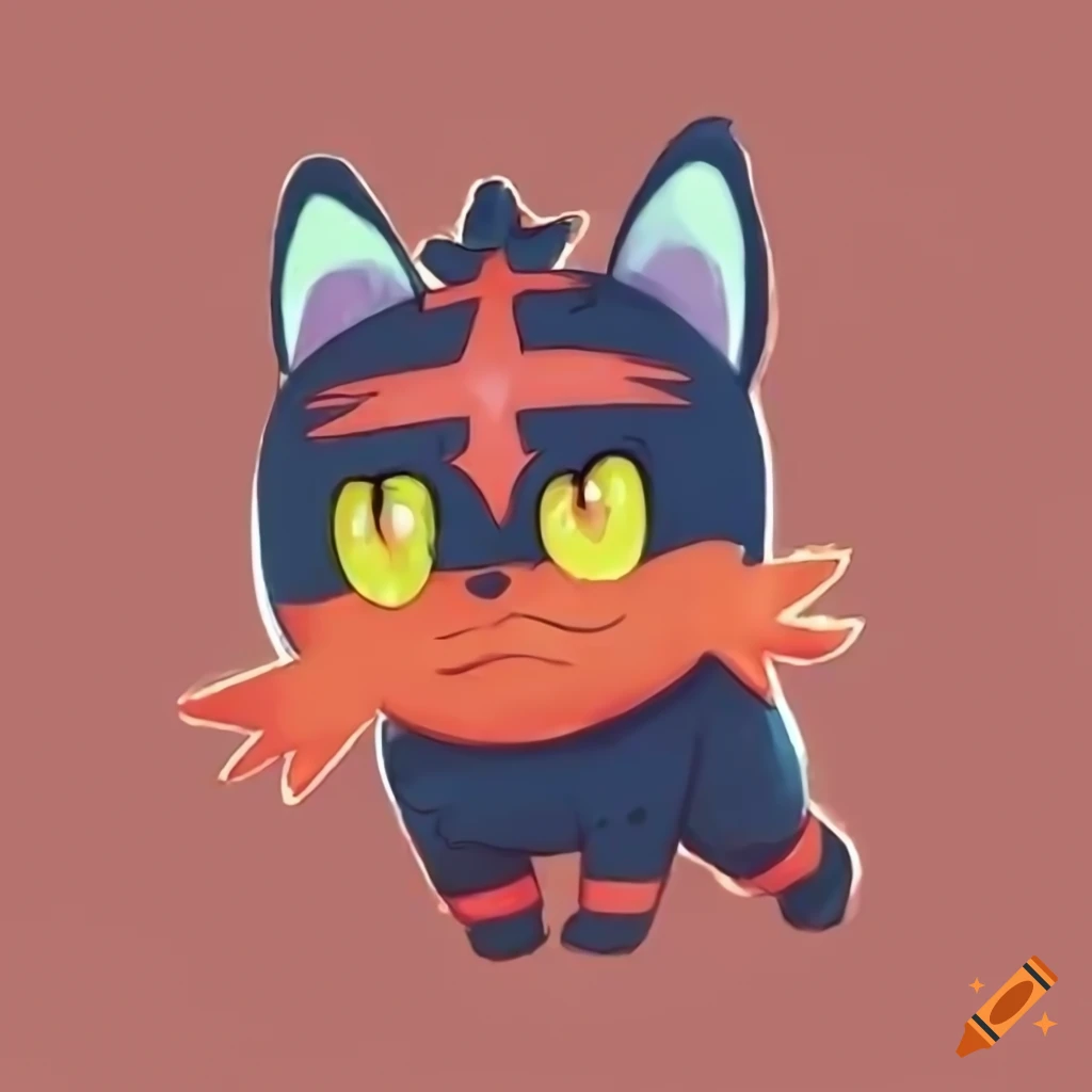 Cute fat litten on Craiyon