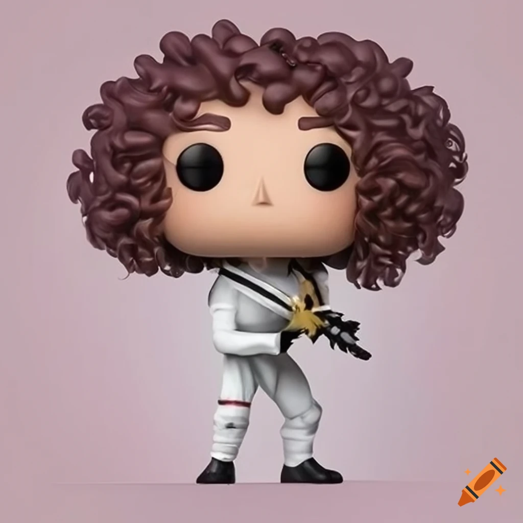 Funko collectible of a curly-haired woman fencer with an epee sword on ...