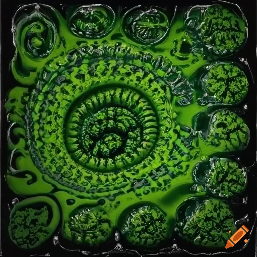 Creepy alien in a 2d game with h r giger inspired design on Craiyon