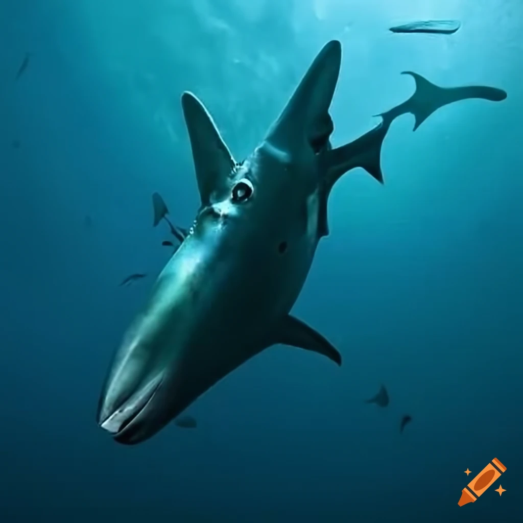 Image of a samoan shark on Craiyon