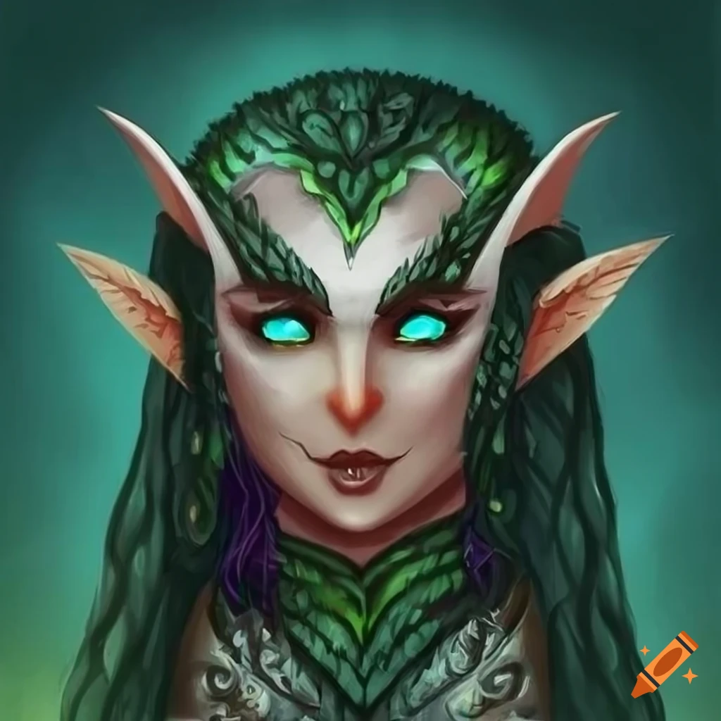 Image of an enigmatic owl-like elf
