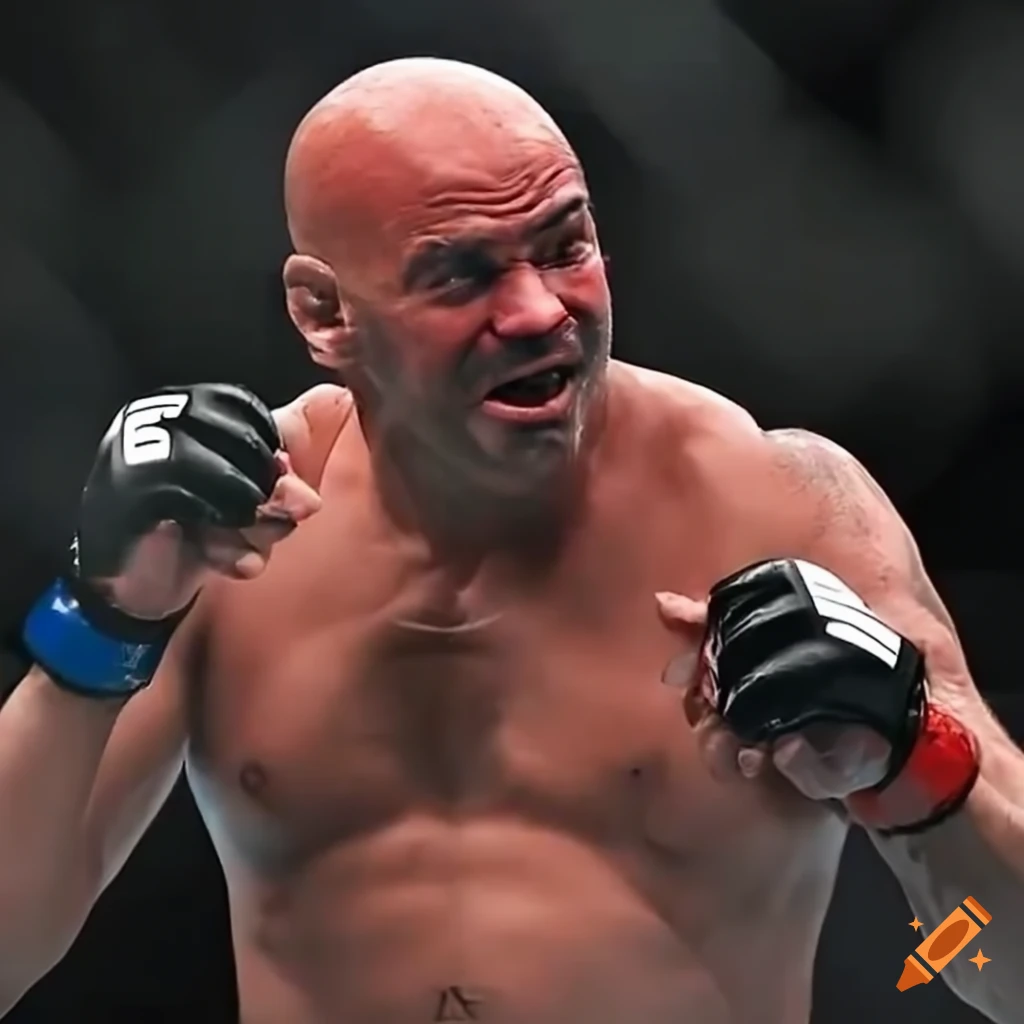 Ufc fight featuring dana white on Craiyon