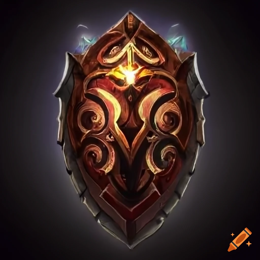 Image of a mythical legendary shield