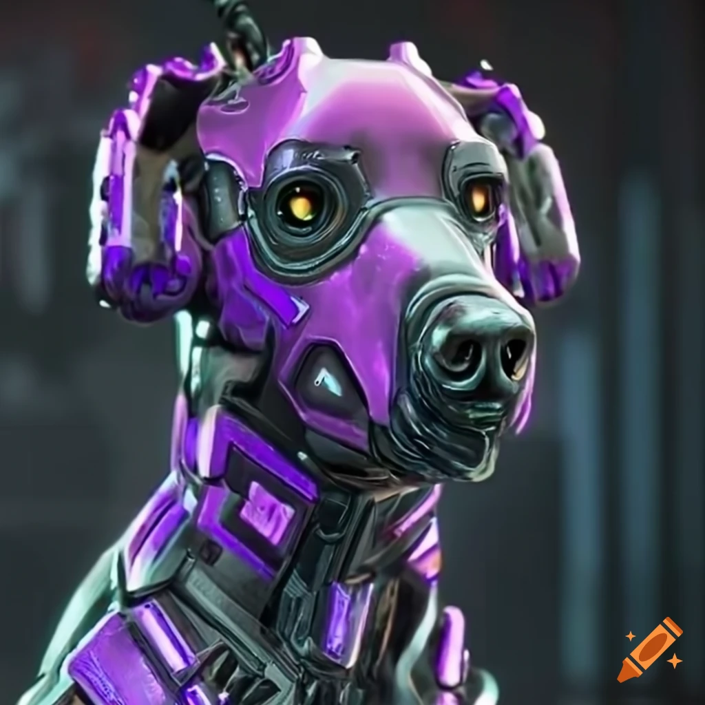 Image of a cyberdog on Craiyon