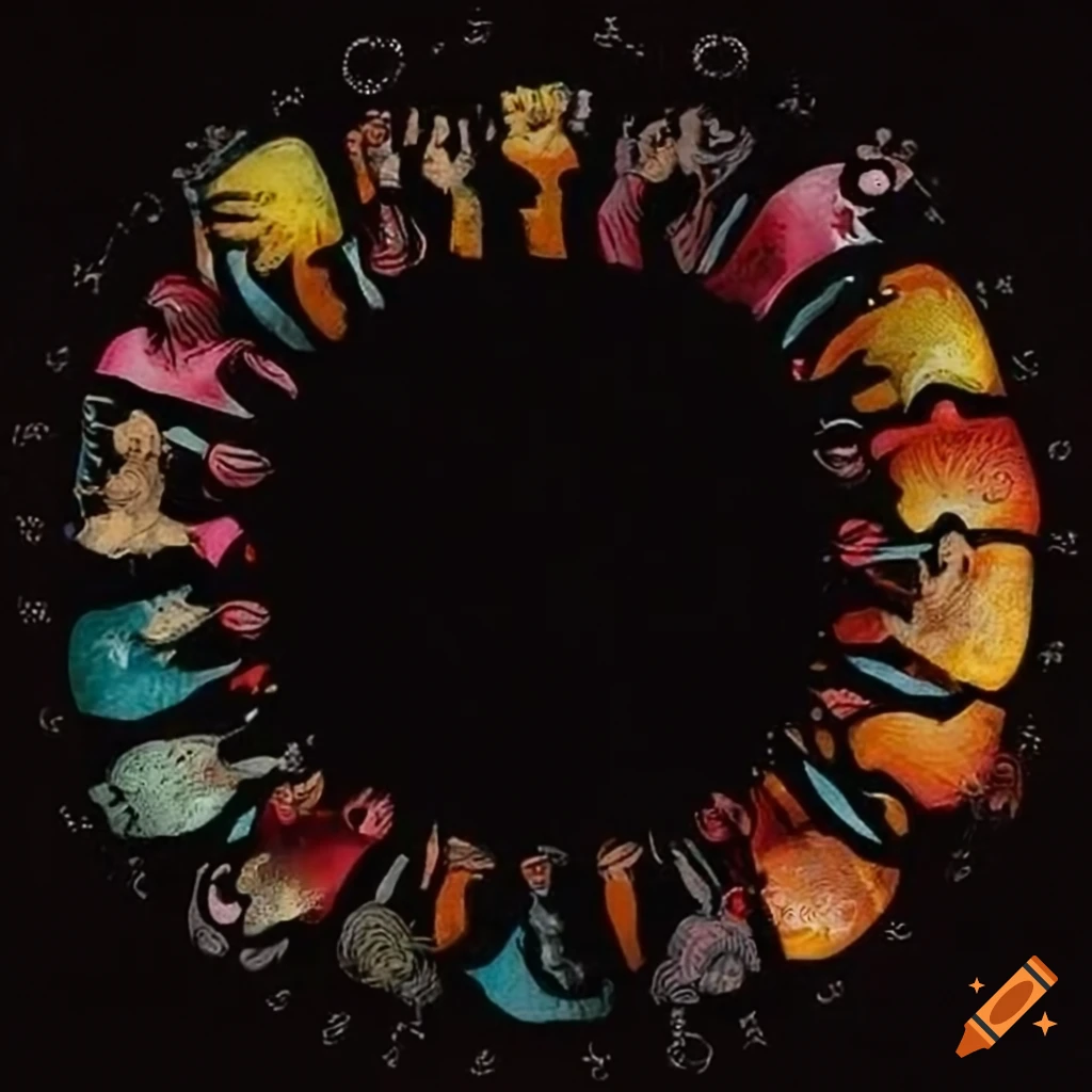 Holy card of a contemporary dance celebration